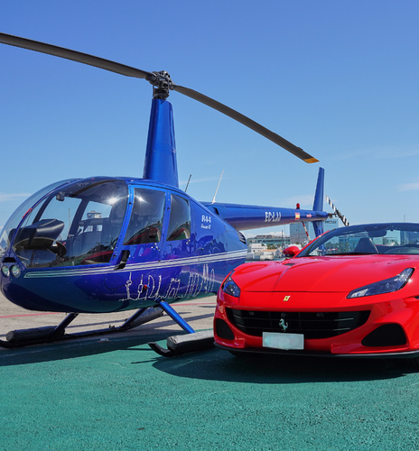 Sporty driving and helicopter flight for two in Barcelona | Freedome